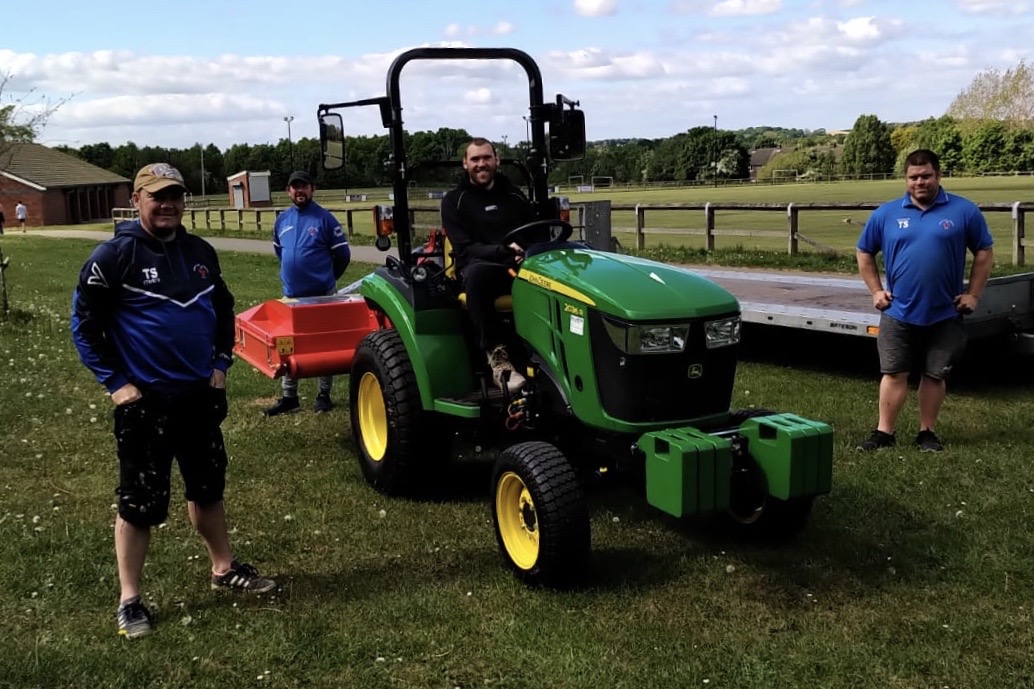 Crofton Juniors AFC use Football Foundation Grant to purchase tractor ...