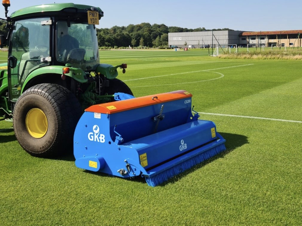 GKB Machines Combi-Seeder for Burnley FC | Balmers GM Ltd