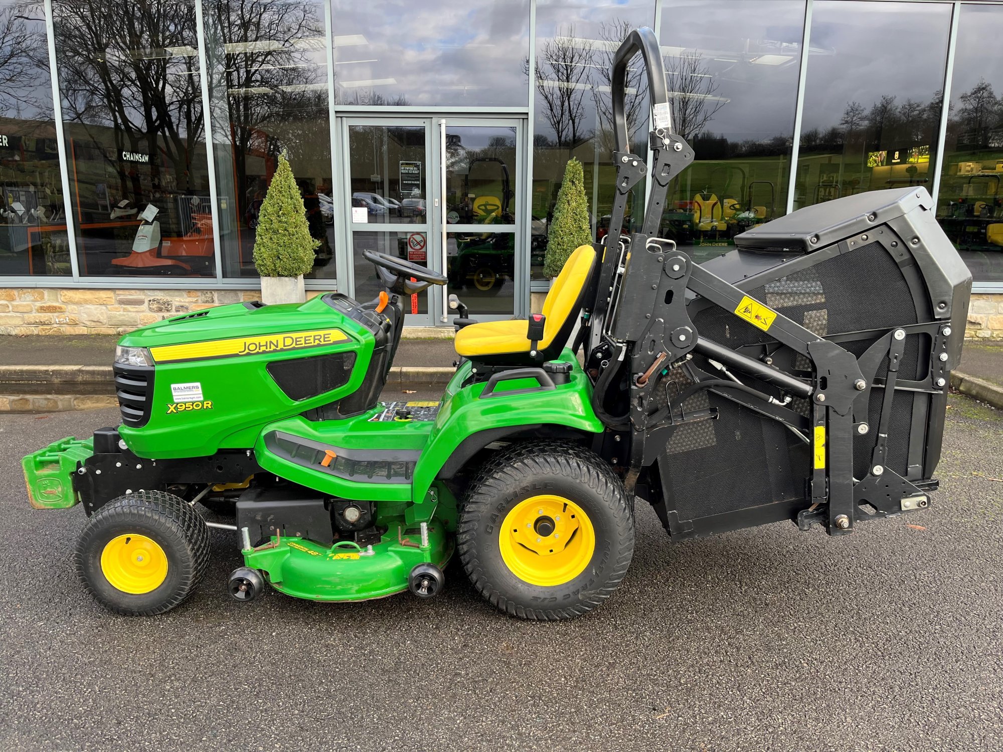 John Deere X950R High Tip | Balmers GM Ltd