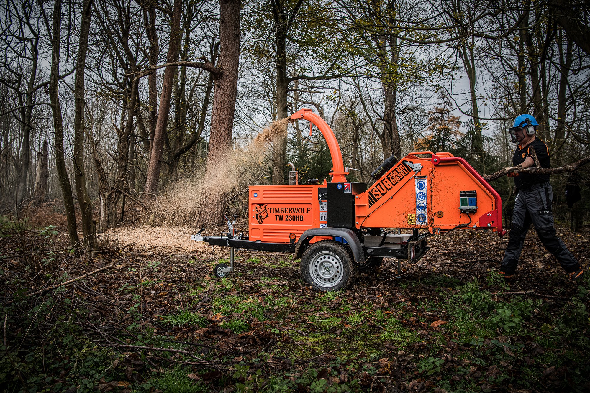 Timberwolf TW 230HB Diesel Wood Chipper | Balmers GM